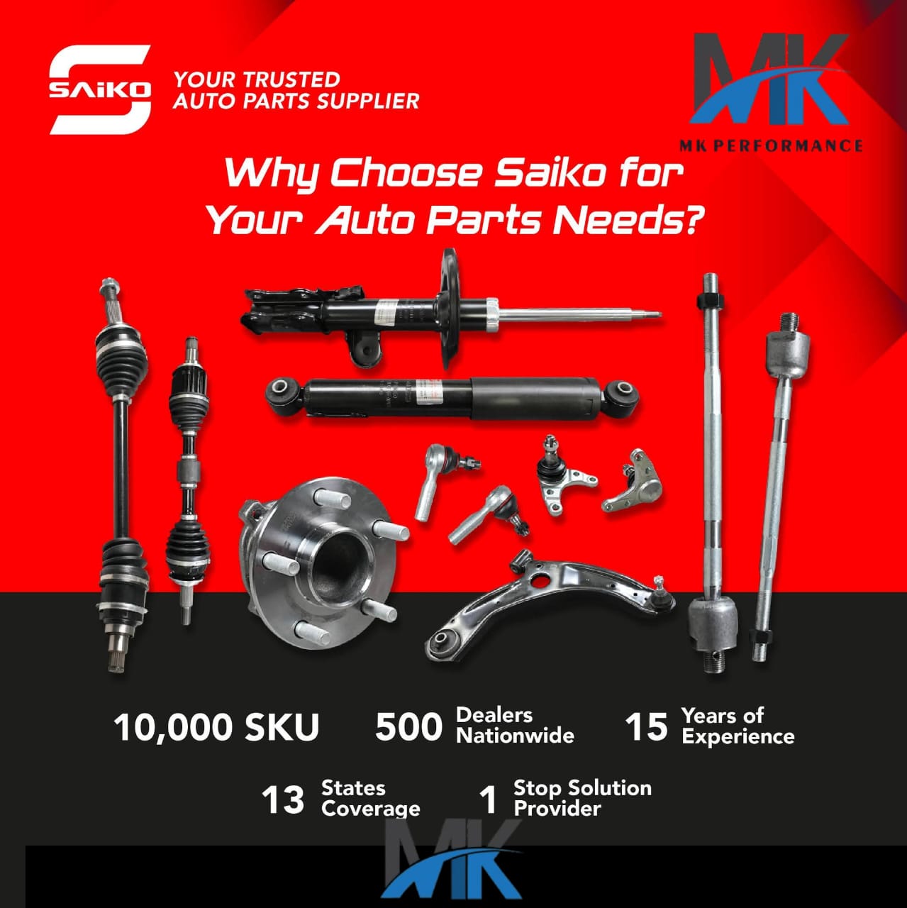 SAIKO ORIGINAL FRONT DEPAN LOWER ARM / CONTROL ARM PERODUA ATIVA ...