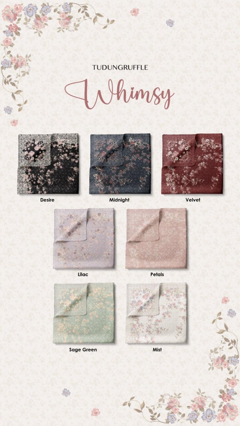 [NEW RELEASE] TUDUNG RUFFLE EDISI ELARA l WHISMSY | BLOOMCAKE ...