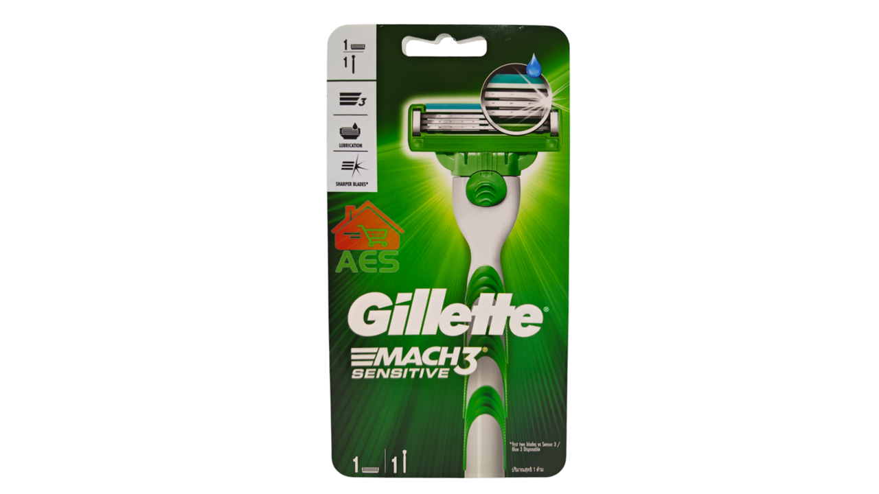 Gillette Mach 3/Mach 3+/Mach 3 Turbo 3D Razor (Handle + Cartridges ...