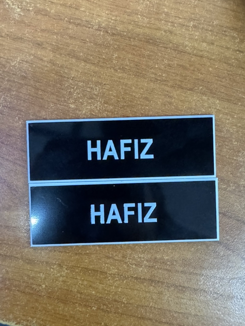 Nametag IPG Murid Guru 75mm x 25mm 75mm x 20mm NAMA TAG NAMA OFFICE ...