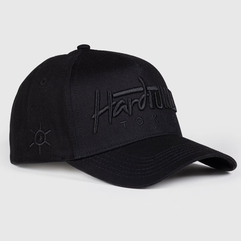 HARDTUNED A-FRAME TOKYA MIDNIGHT ALL BLACK HAT SNAPBACK CAP | Shopee ...