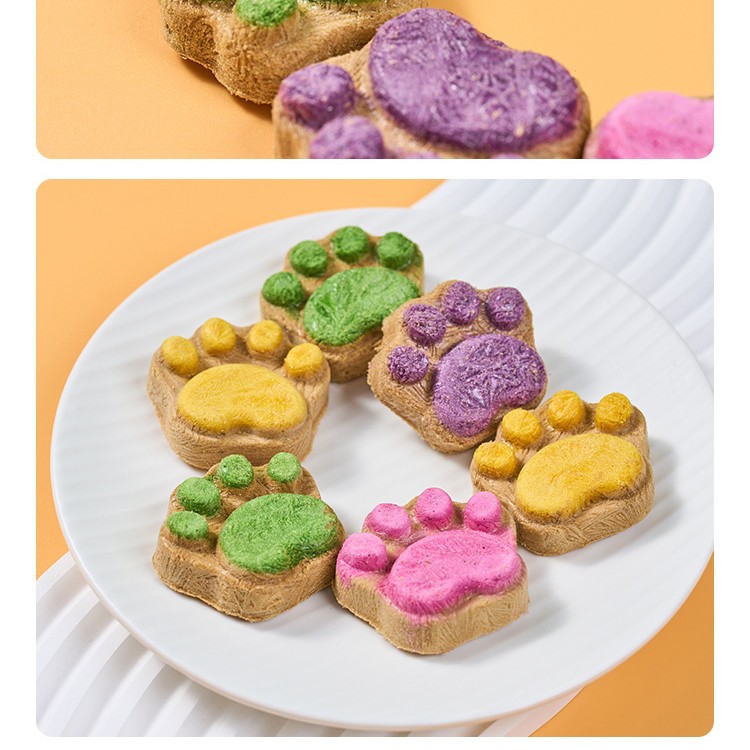 (Clearance) 50pcs Freeze Dried Raw Meat Pet Snack Paw Snack Cat Food ...