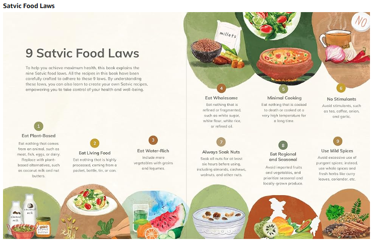 Satvic Movement - Satvic Food Book 1 and 2 / Sattvic Indian Food ...