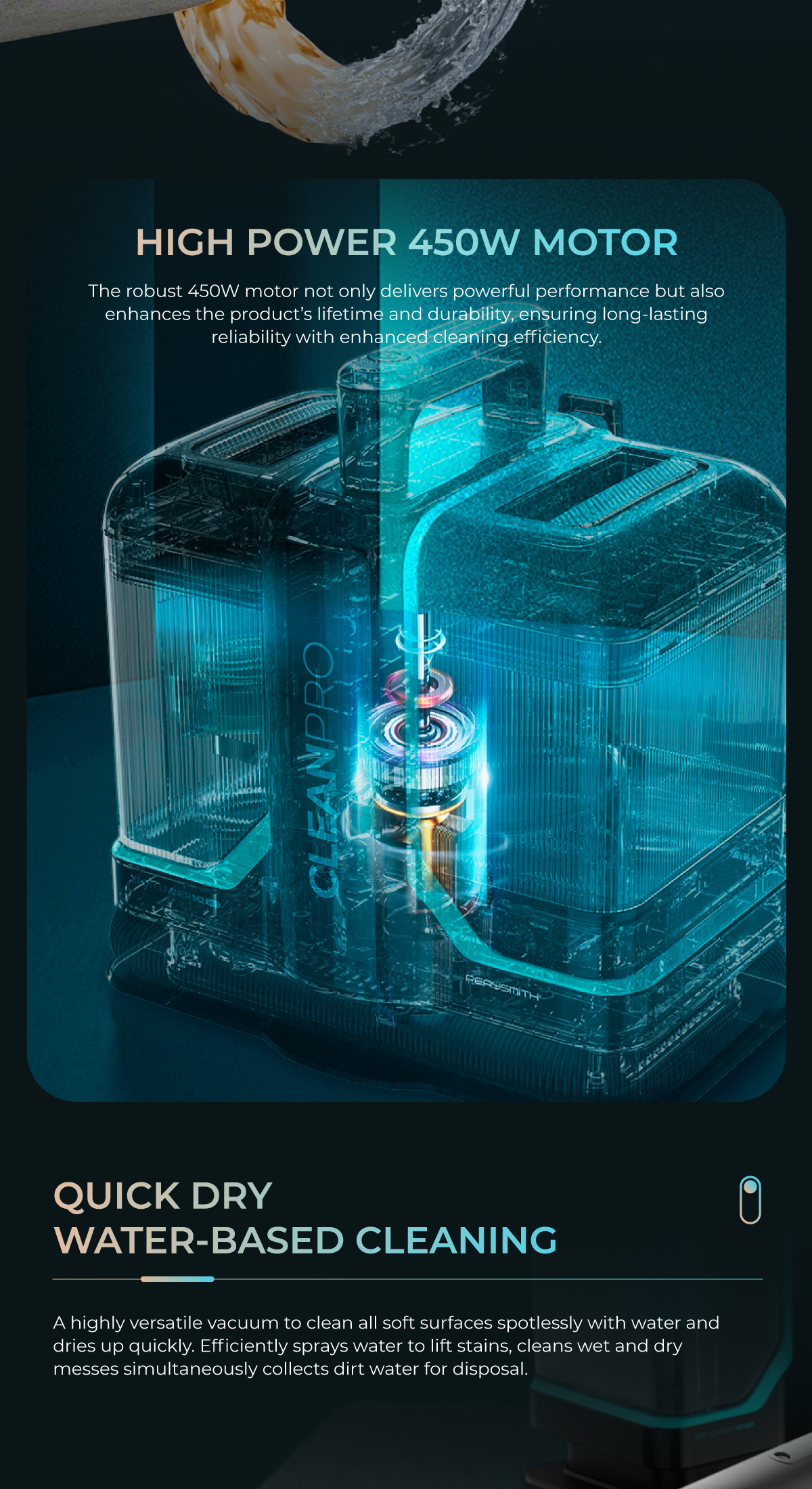 PerySmith M2 Pro Edge Multi Brush Spot Cleaner CleanPro Series ...