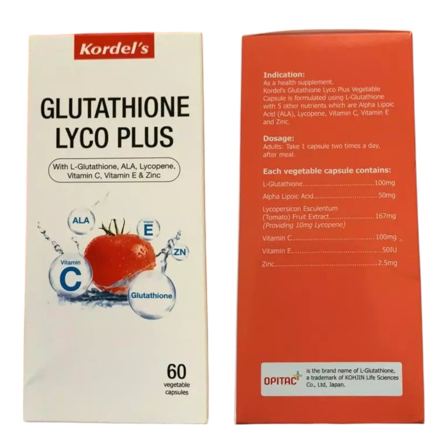 KORDEL'S GLUTATHIONE LYCO PLUS (60s+30s/SET) | Shopee Malaysia