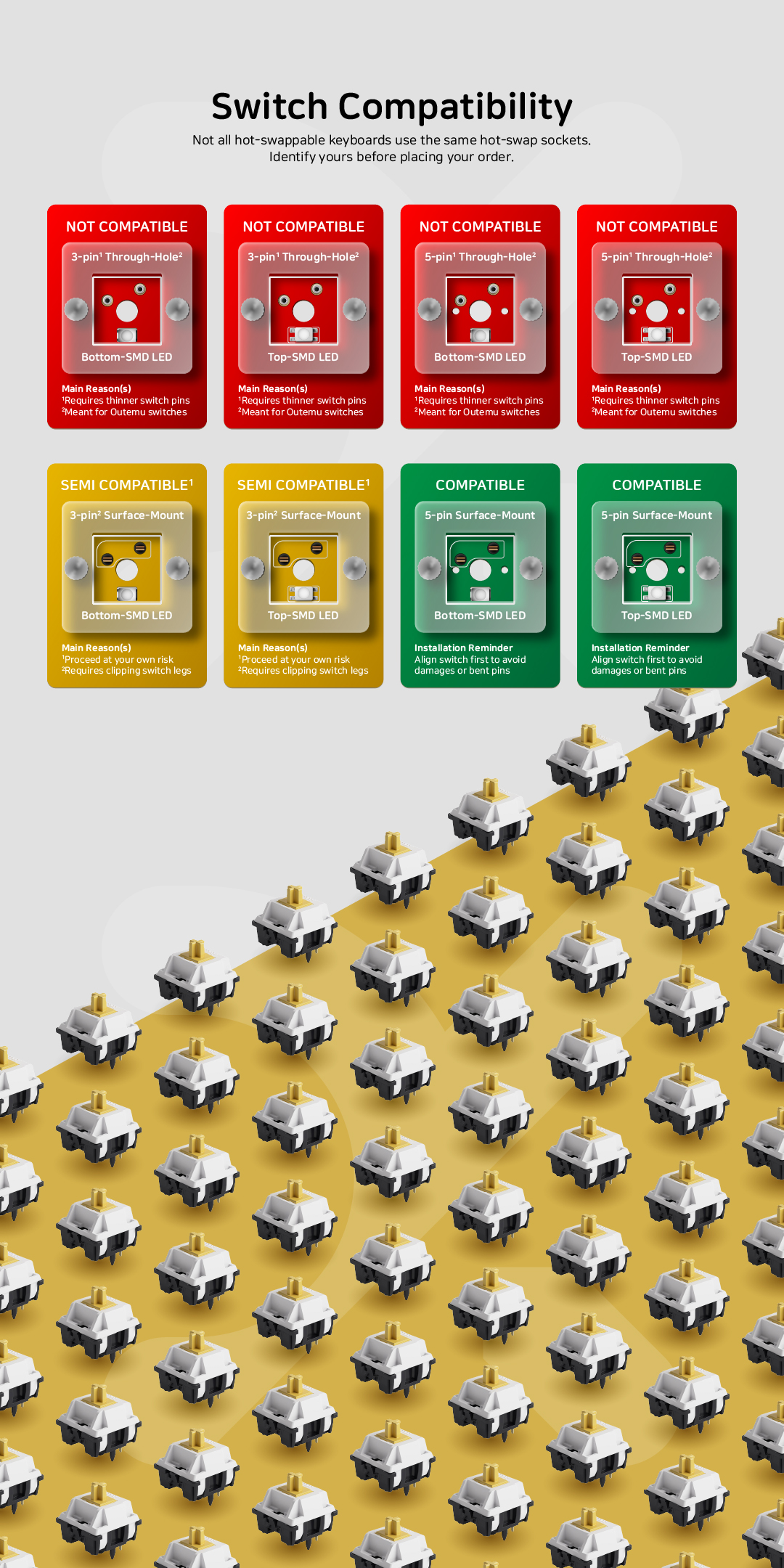 [SILENT TACTILE] Akko Penguin | 50gf Silent Tactile Factory Lubed ...