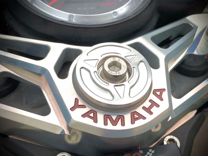 Set Handle Crown Design Fully CNC For Yamaha X1R - Silver/Black ...