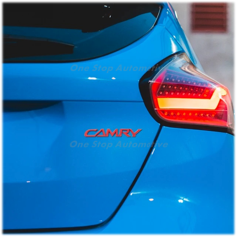 TOYOTA CAMRY 3D Metal Logo Gazoo Racing GR Sport Car Rear Tail Trunk ...