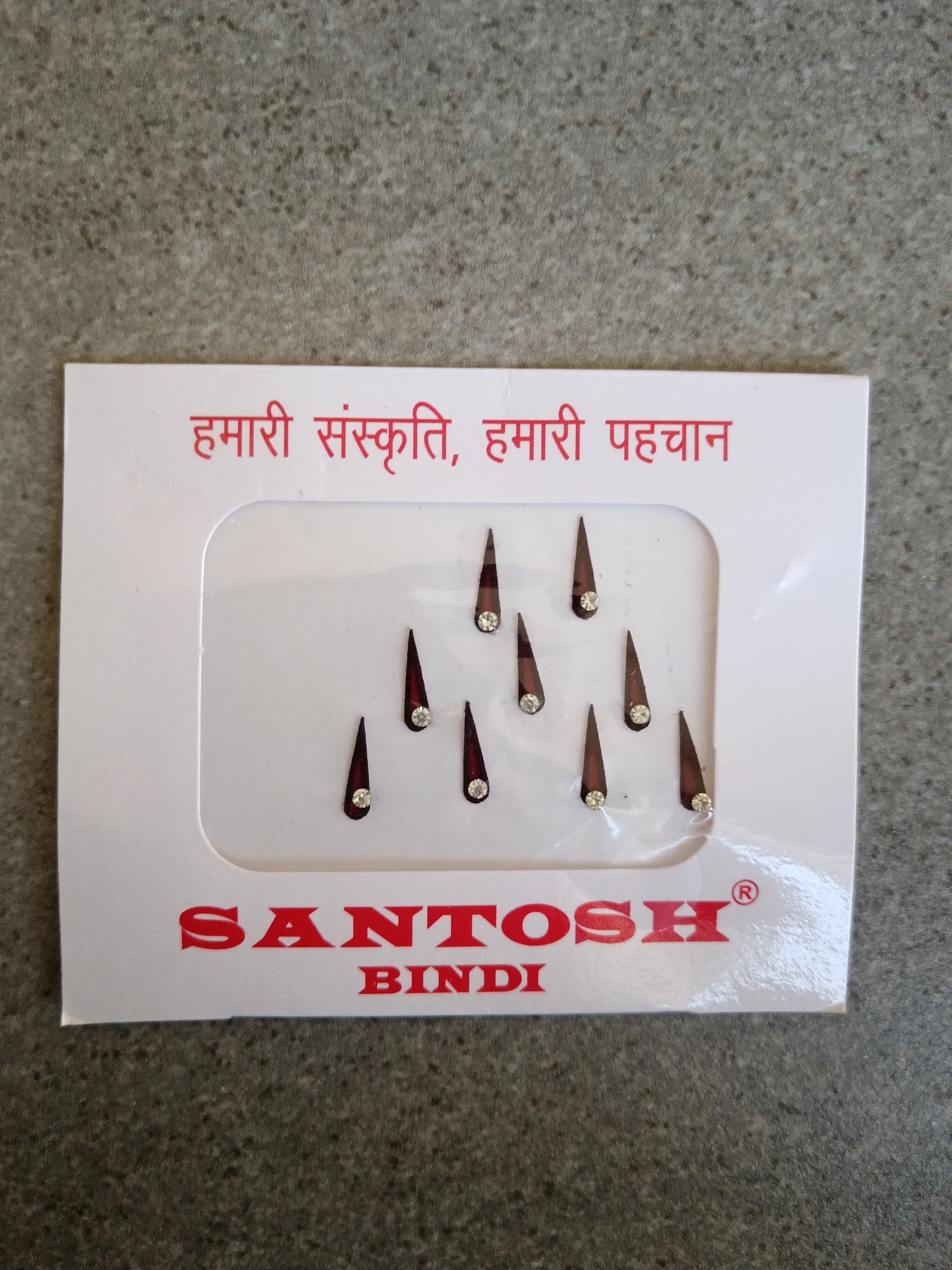 Fancy Stone Design Indian Sticker Pottu Forehead Bindi Potu Wear ...