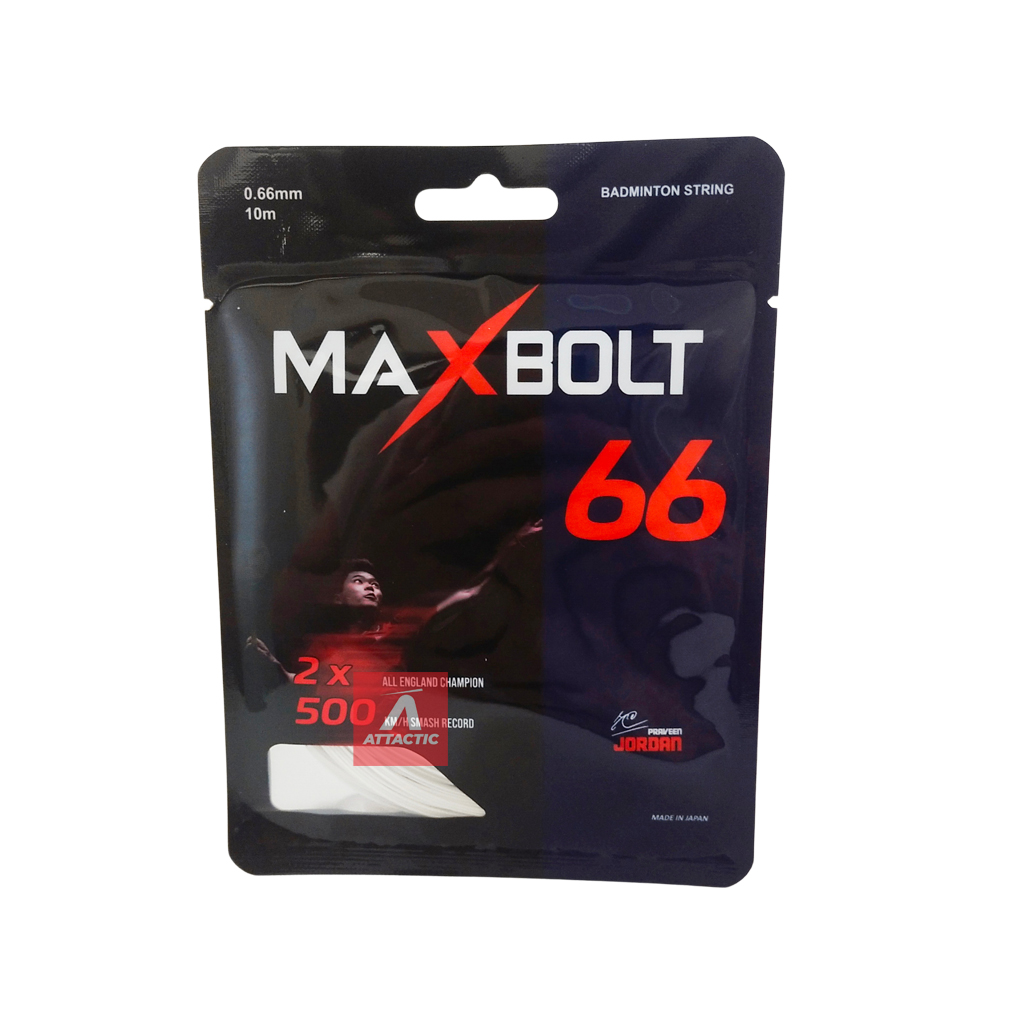 Maxbolt MBS 66 MBS66 Badminton String Tali (0.66mm) High Repulsion ...