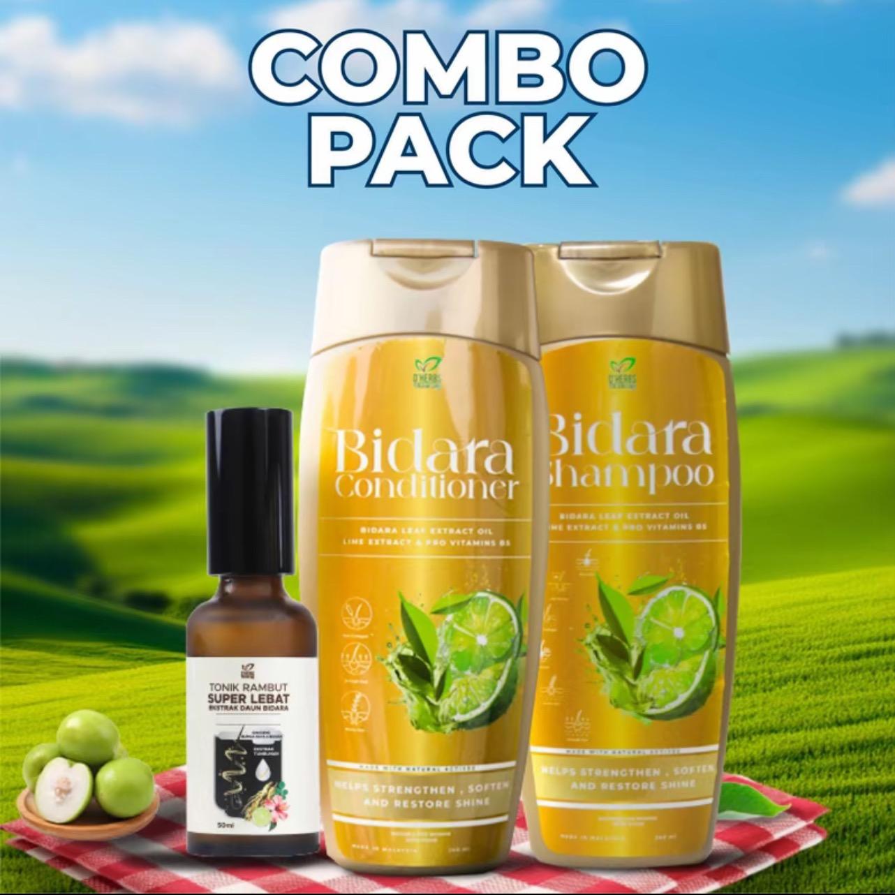 DHERBS SET JIMAT SHAMPOO BIDARA | Shopee Malaysia