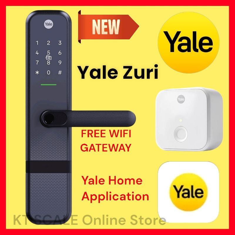 YALE ZURI DIGITAL DOOR LOCK SET WIFI CONNECT | Shopee Malaysia