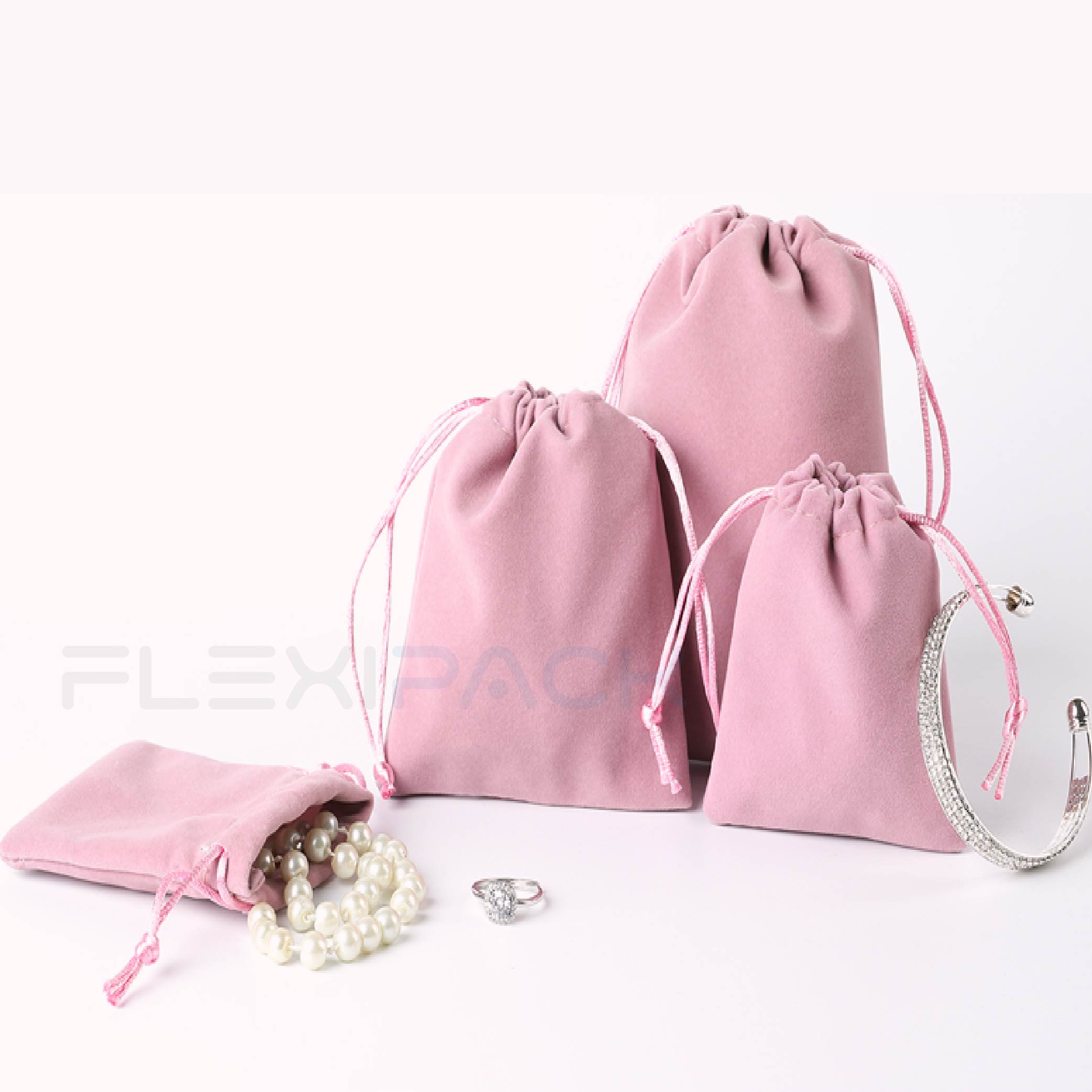 Velvet Beg Uncang Doorgift Beg Kecik Organza Pouch Mini Drawstring ...