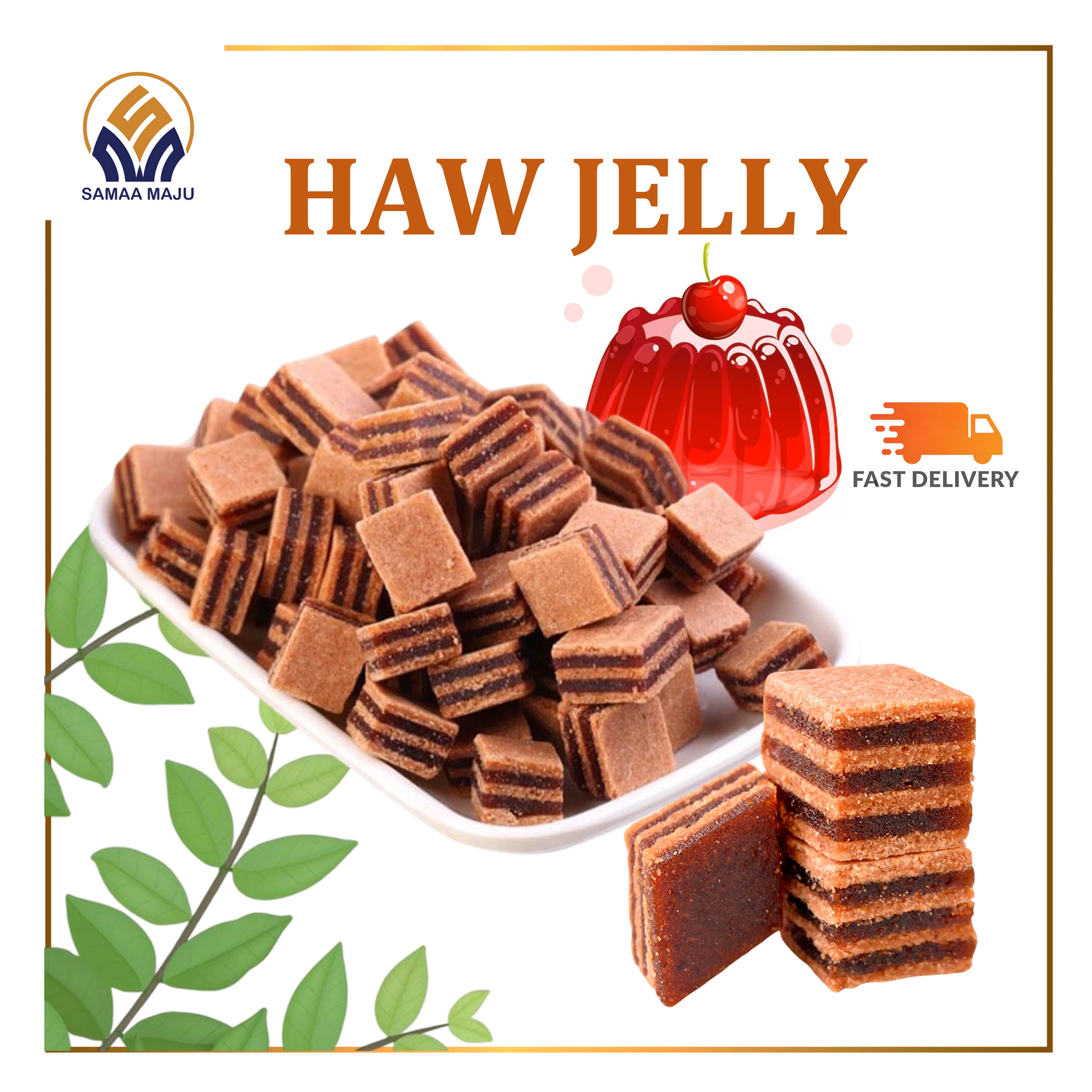 Haw flakes Jelly Bulk Pack Haw Flakes Jelly Cube 1kg 500g 250g 150g ...