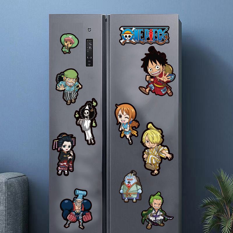One Piece Refrigerator Sticker Decorative Magnet Style Fridge Magnet ...
