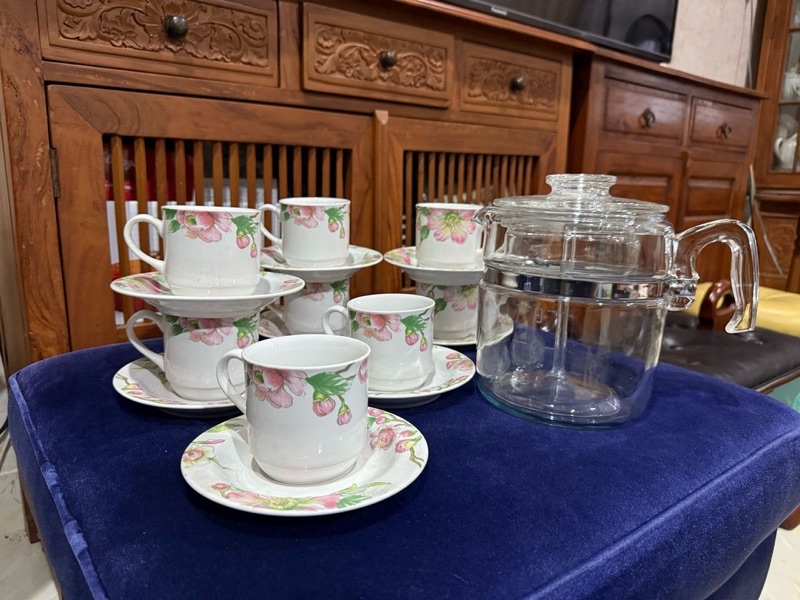 Corning Corelle Cawan & Piring South Seas Series | Shopee Malaysia