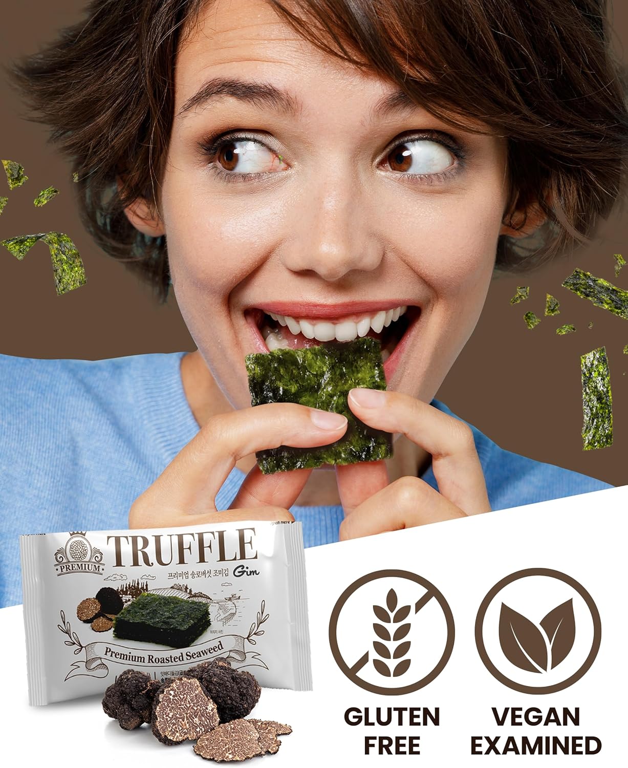 TRUFFLE Jaban Premium Seaweed Flakes, TRUFFLE Gim Roasted Seaweed ...