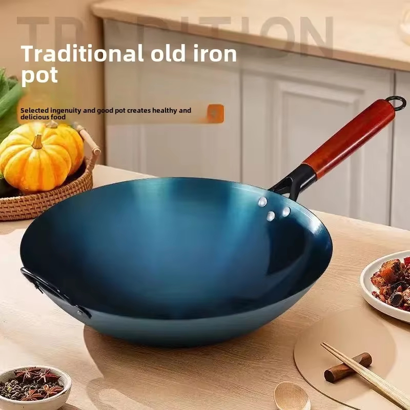 High Quality Pre-Seasoned Wok Non Stick Wok Cookware Wok Non Stick Cast ...