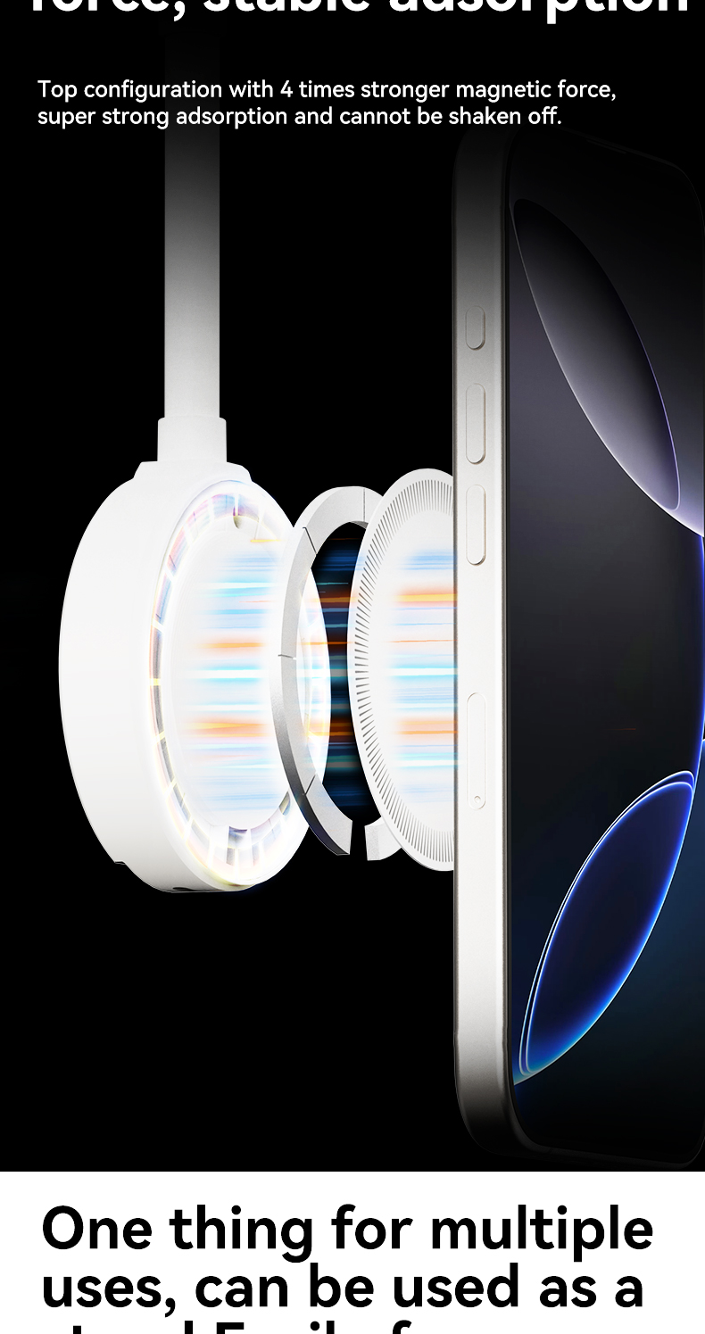 Amgras MagFan mobile phone magnetic fan portable desktop bracket kipas ...