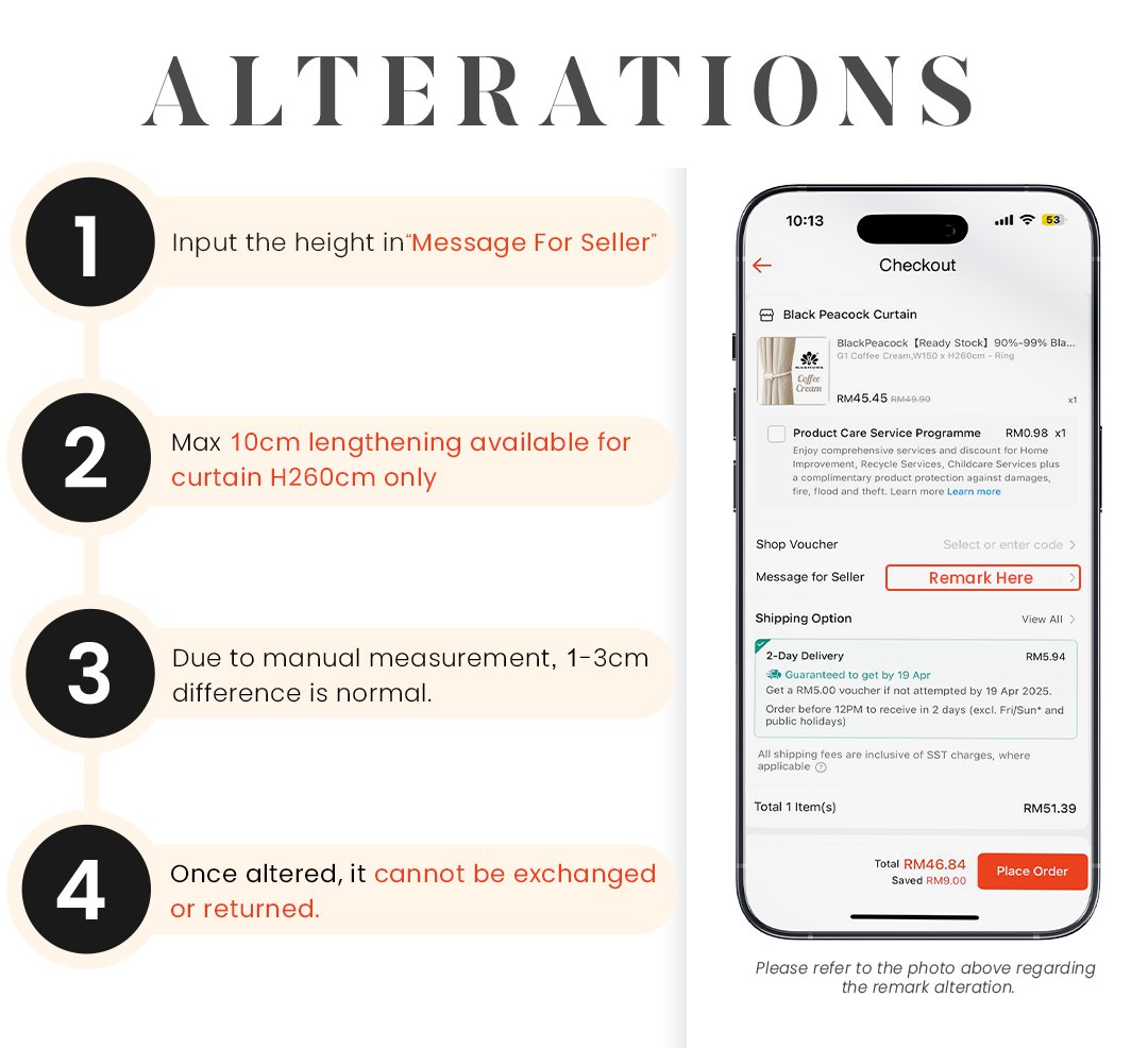 BlackPeacock【Stok Sedia】Langsir Kalis Cahaya 99%/Langsir Tebal Lembut ...