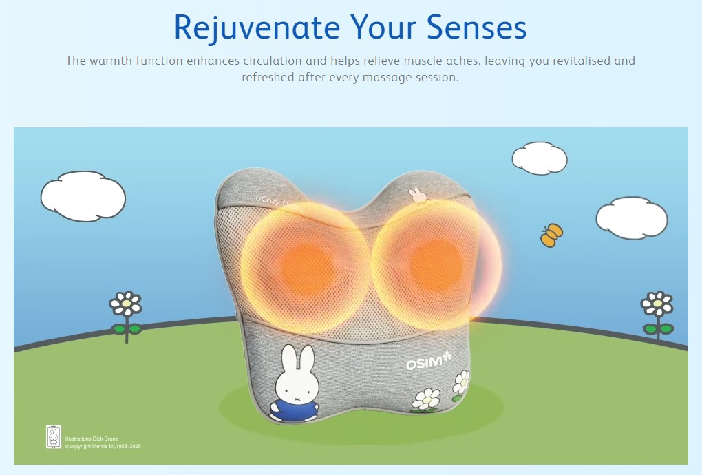 OSIM uCozy Delite Upper Body Massager Miffy Edition | Shopee Malaysia