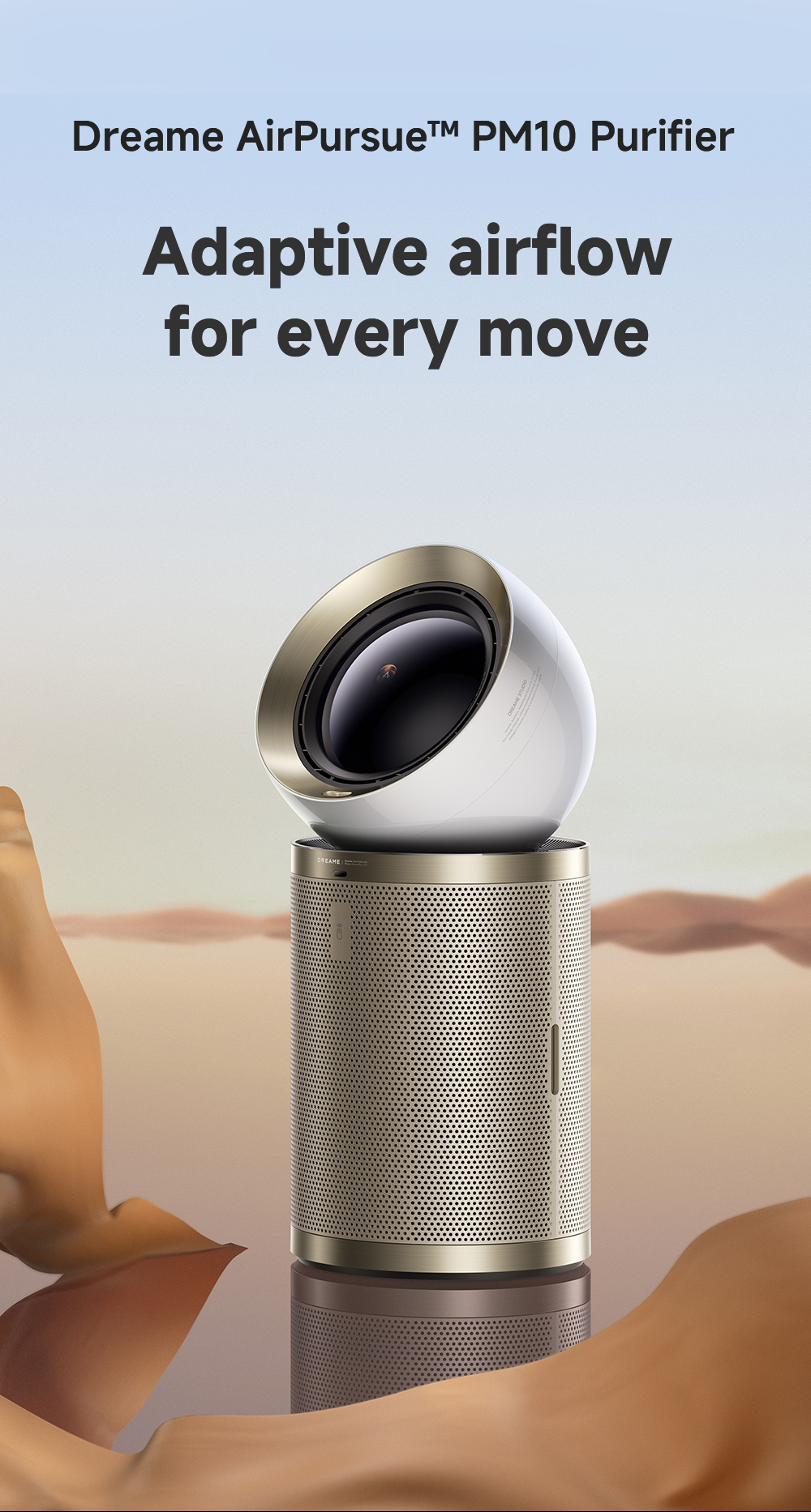 Dreame PM10 AirPursue™ Purifier with PlasmaNova™ + UVC Dual Tech | HEPA ...
