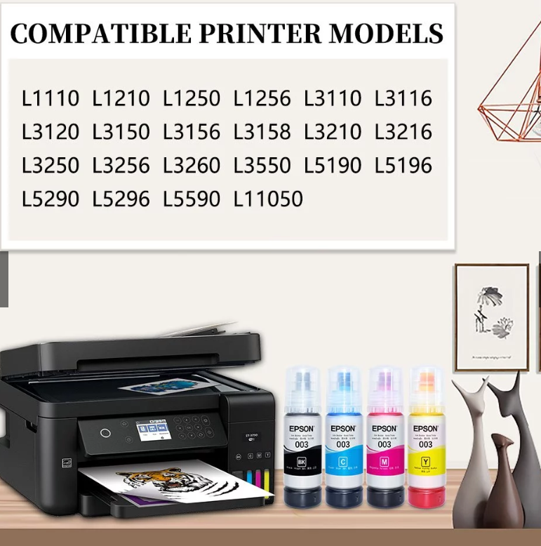 Original Epson 003 Ink Refill Ink 003 Bote Epson Inks L3210/L1110/L1210 ...