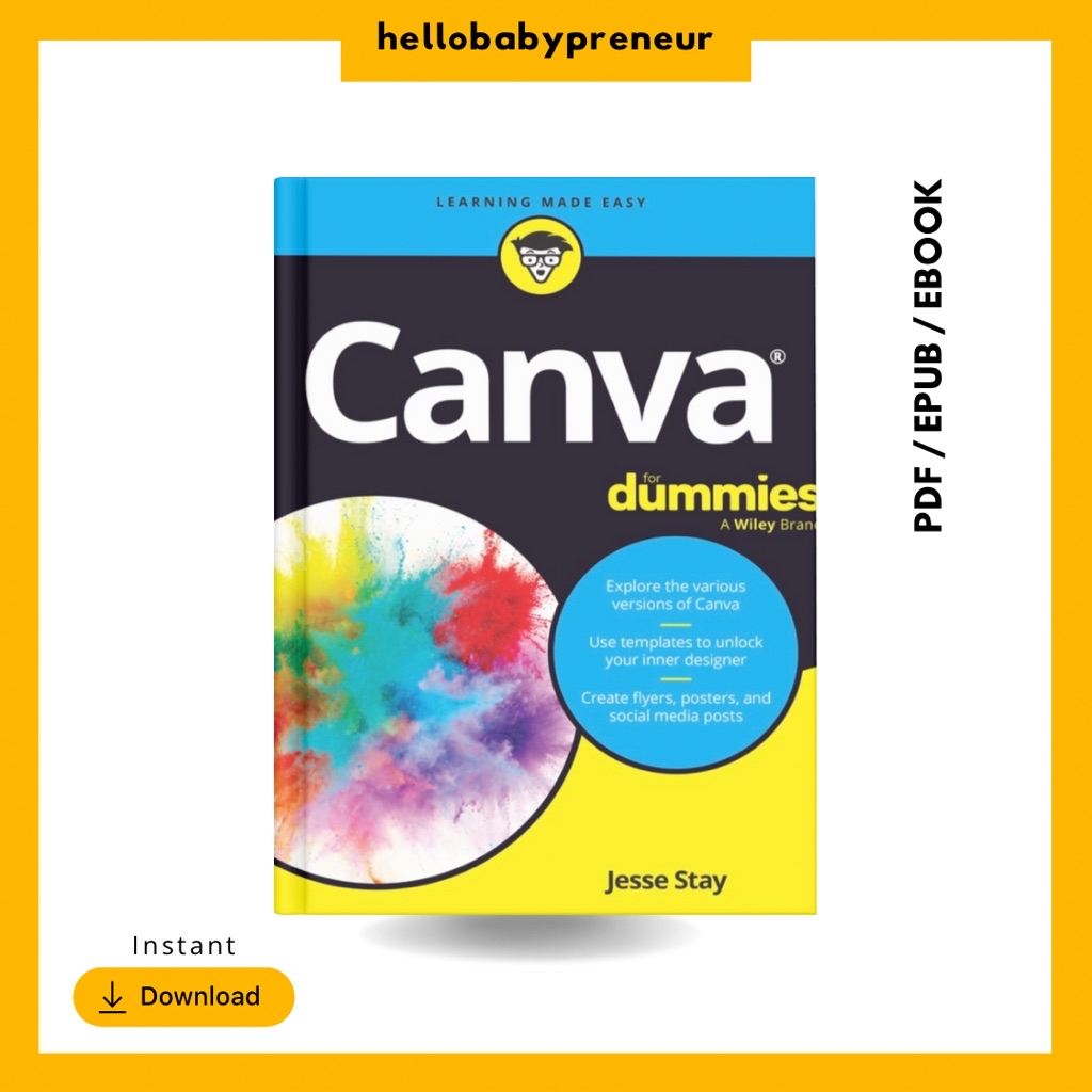 Canva for dummies create flyers, posters, social media posts | Shopee ...