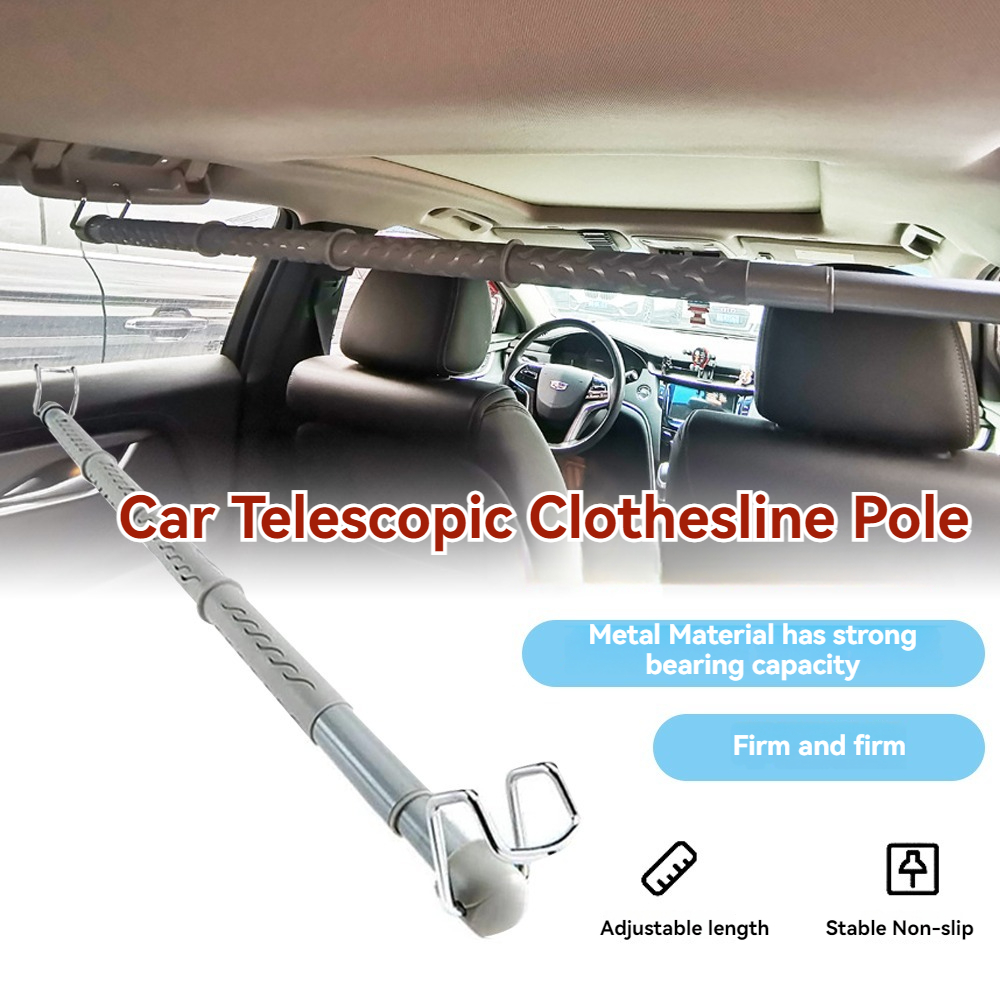 Universal Car Hanger Length Adjustable Extended to 1640mm Auto Car Coat ...