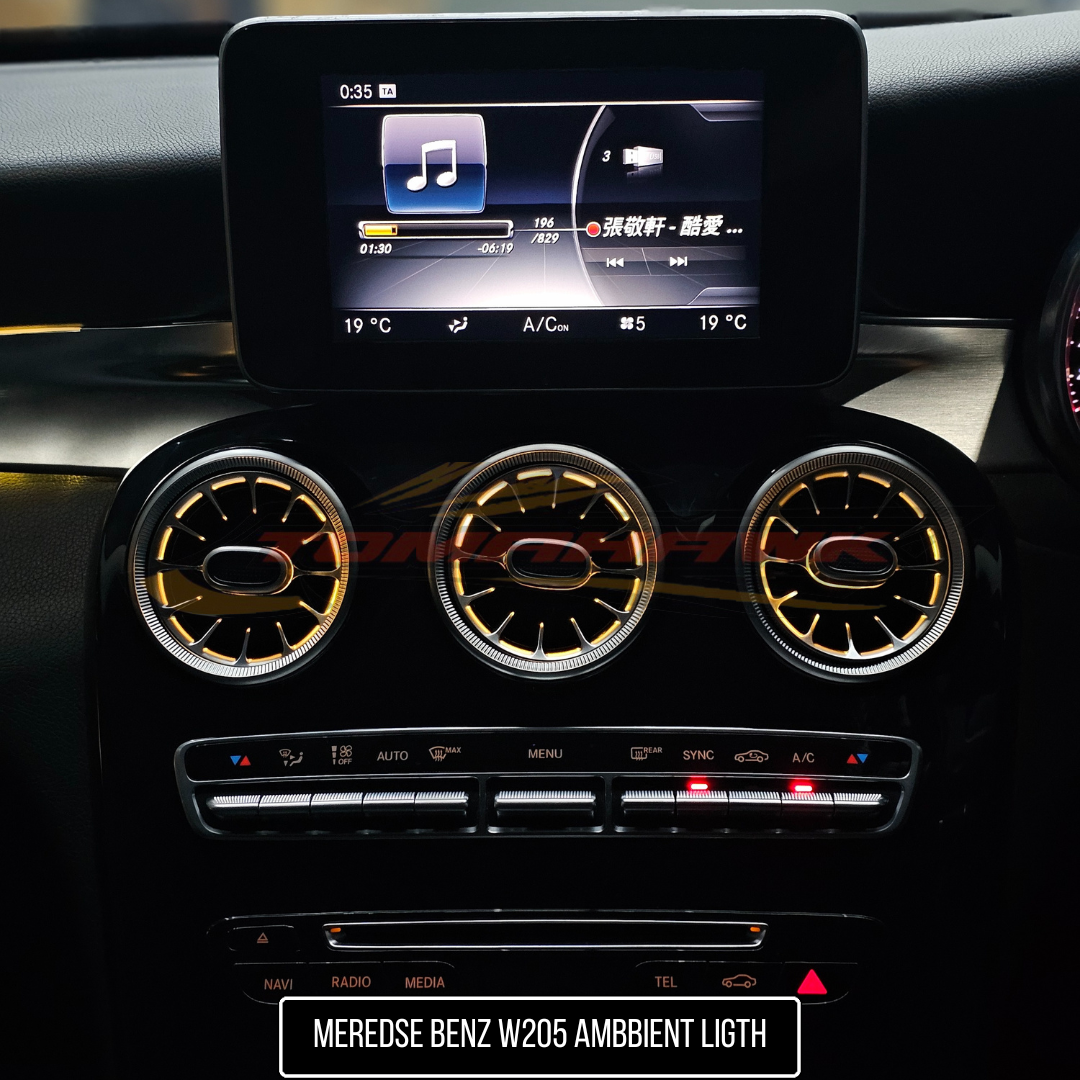 Mercedes Benz C-class W205 GLC X253 2015 - 2021 7 in 1 64 Colours ...