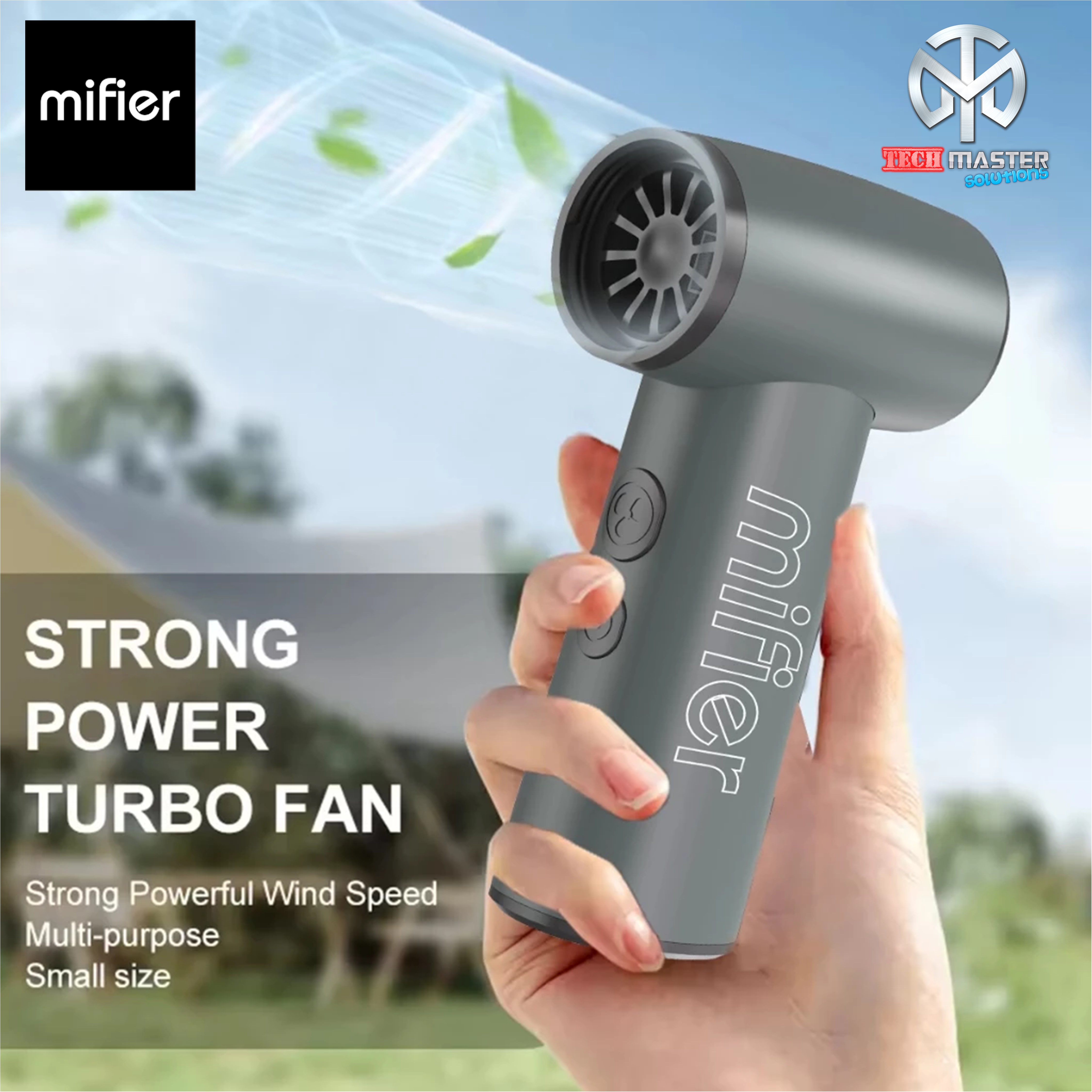 Mifier MF500 High Speed Turbo Jet Fan 2-in-1 Compressed Air Blower for ...
