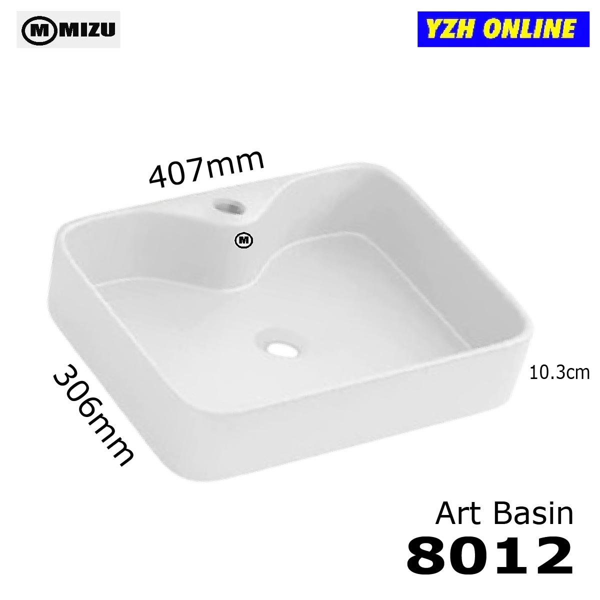 [Free Delivery] Mizu / Saniware Wash Basin WB288 - White basin, basin ...