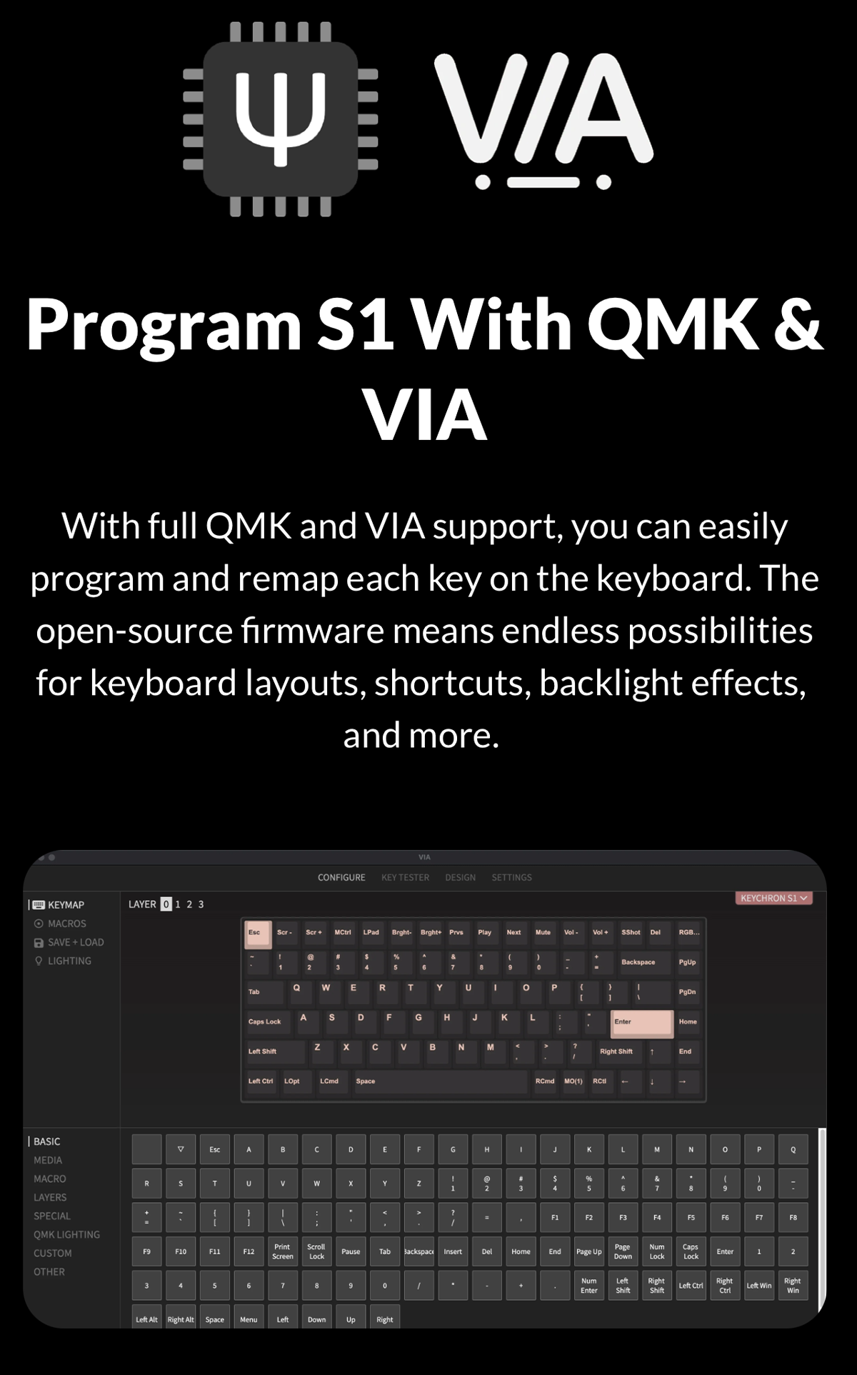 [Last Chance] Keychron S1 QMK Custom Mechanical Keyboard | RGB + Hot ...
