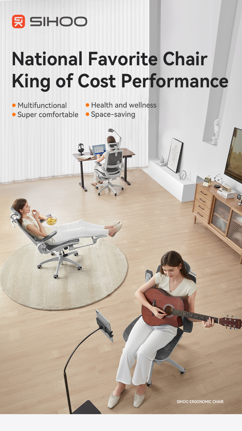 SIHOO M59AS Ergonomic Office Chair Mesh Gaming Chair With Holder ...