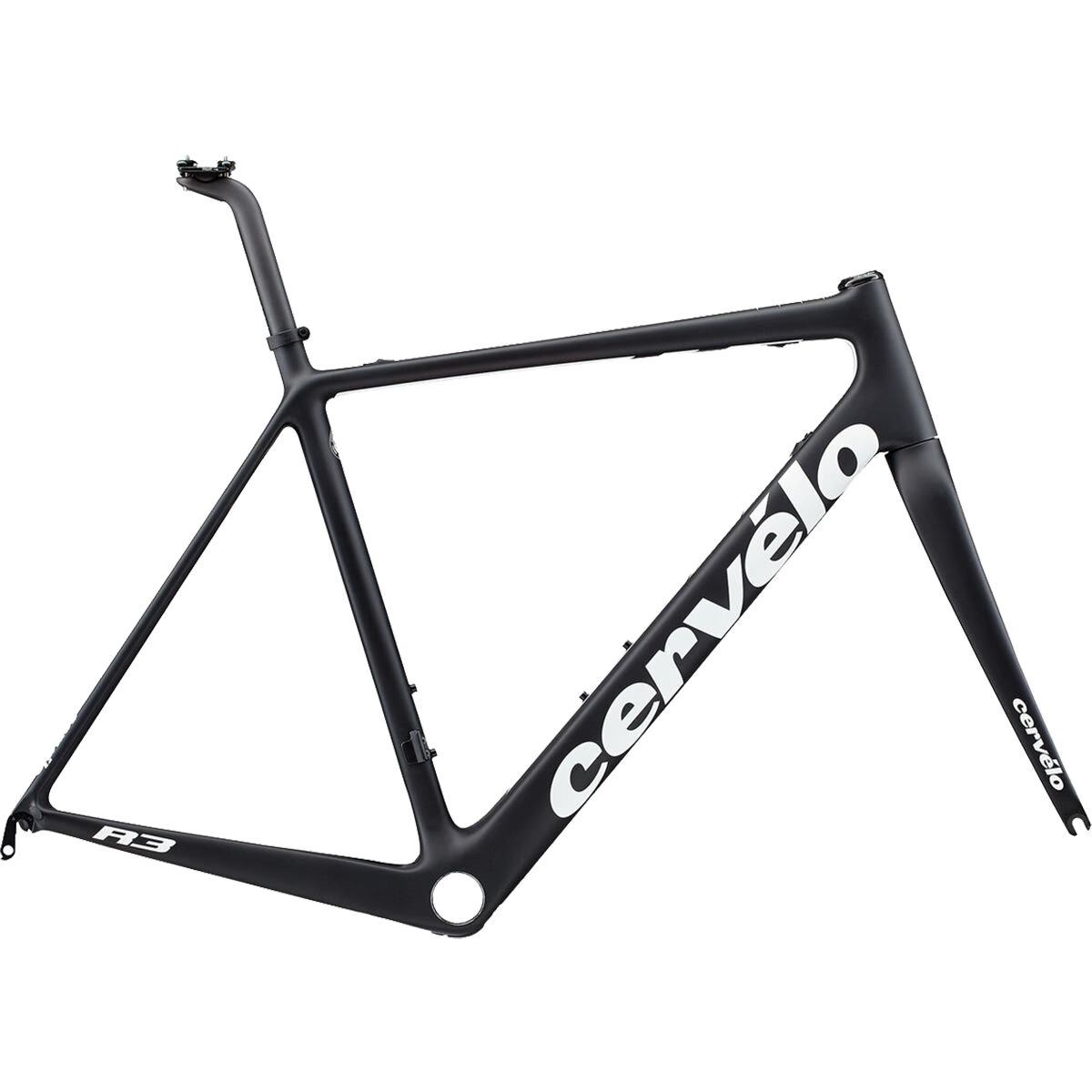 2019 Cervelo R3 Carbon Frameset black/white/white 48cm Road bike racing ...
