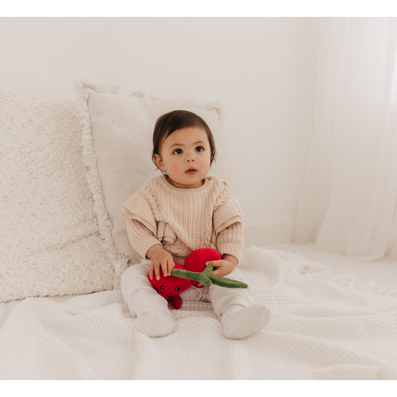 Bubble Perfect Pairs - Mes Cherries Soft, Cuddly Fabric 0+ months ...