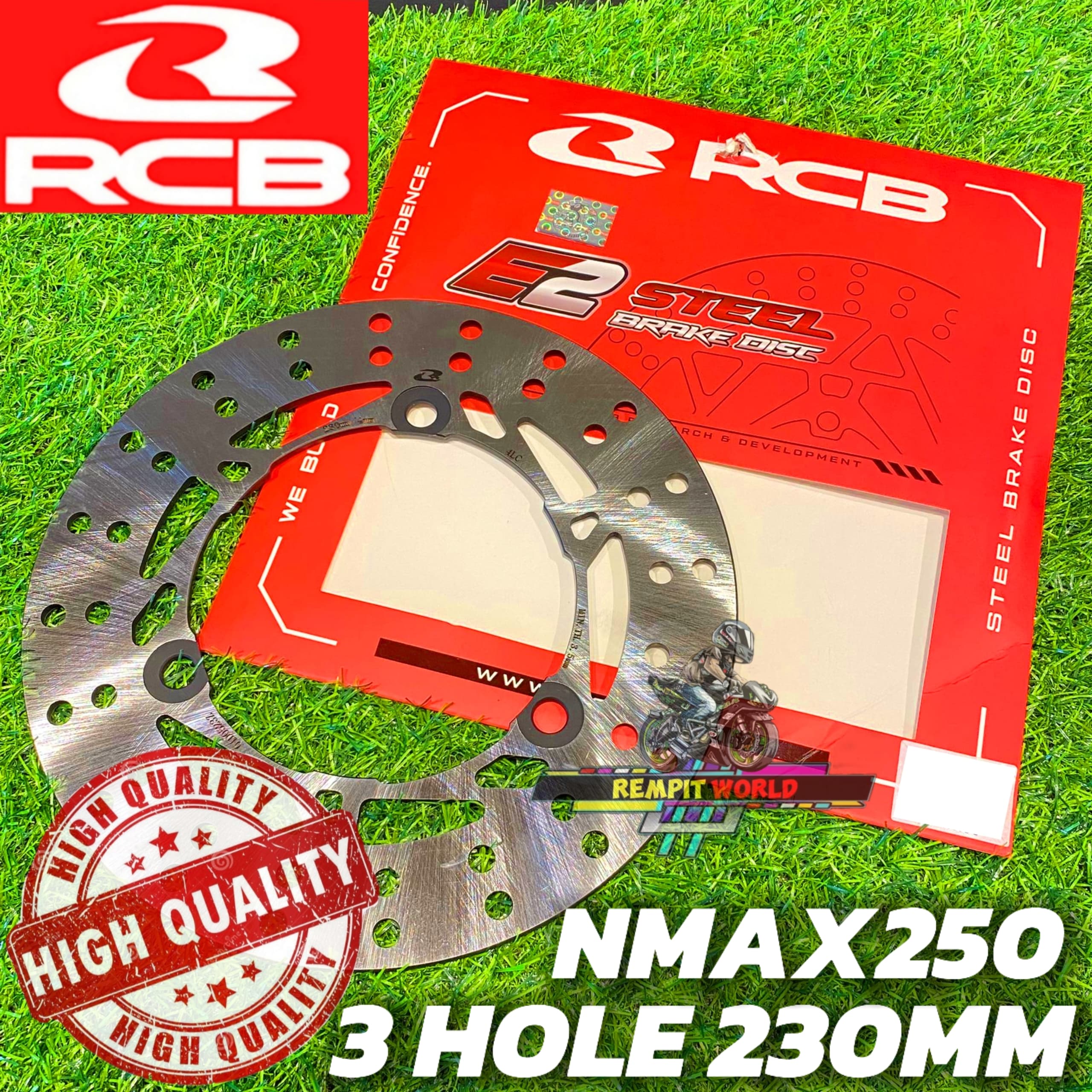 DISC PLATE RCB E2 NMAX V1 V2 DISC PLATE 230MM FRONT REAR DISC BRAKE ...