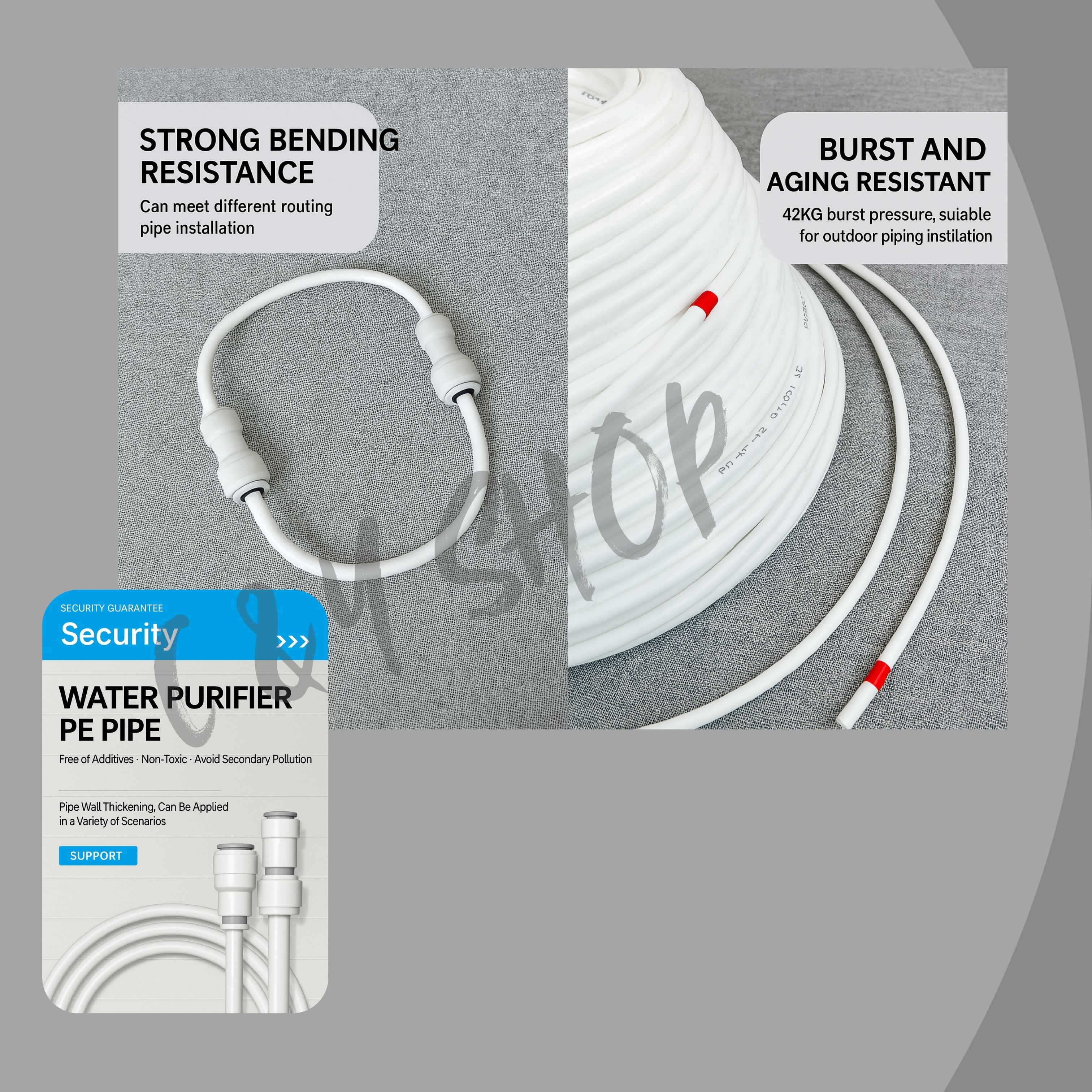 Water Tubbing 2/5/10/15 Meter 1/4" Elken, Coway, Cuckoo, LG, SK Magic ...