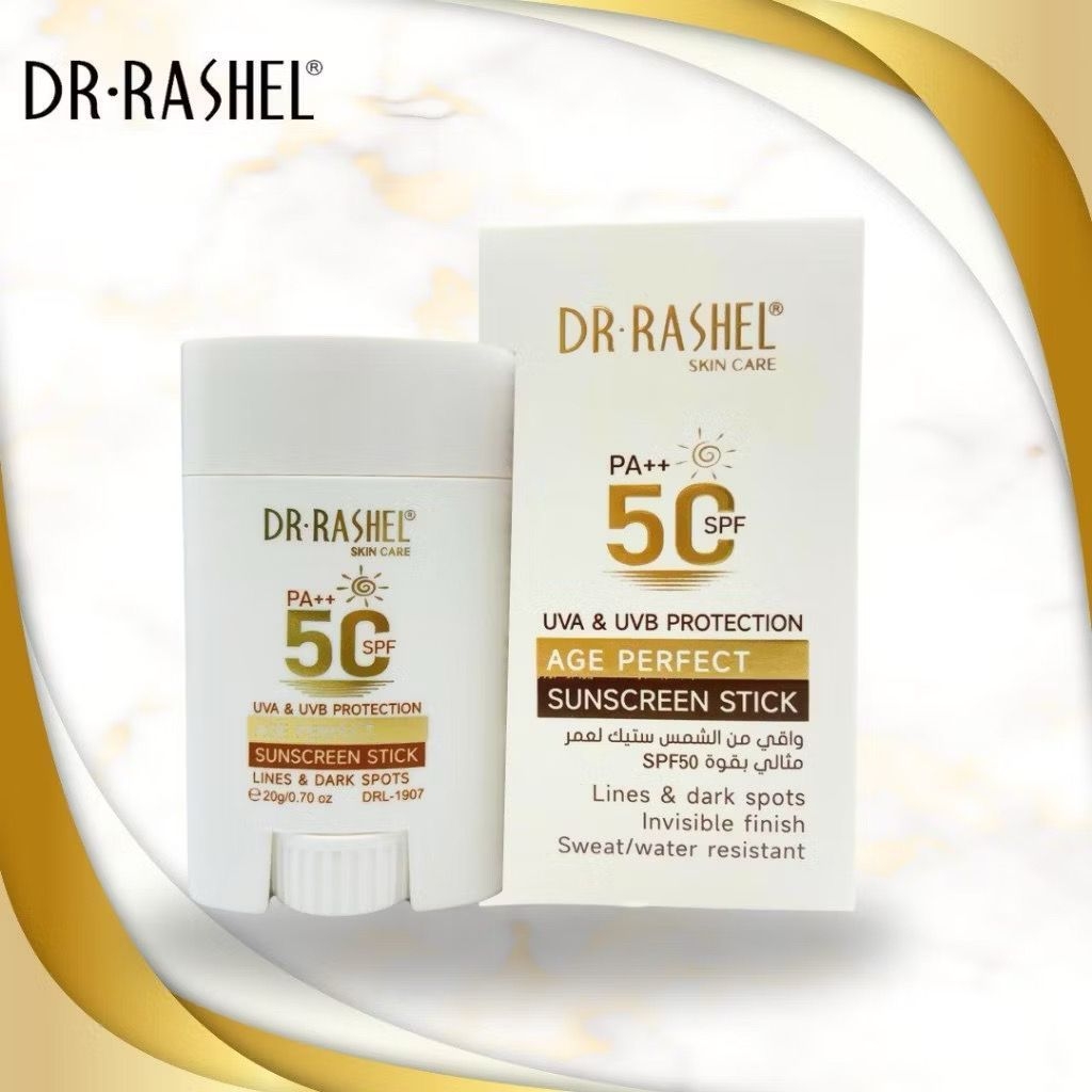 Dr Rashel Sunscreen Stick 50SPF PA++ UVA & UVB Protection Age Perfecy ...