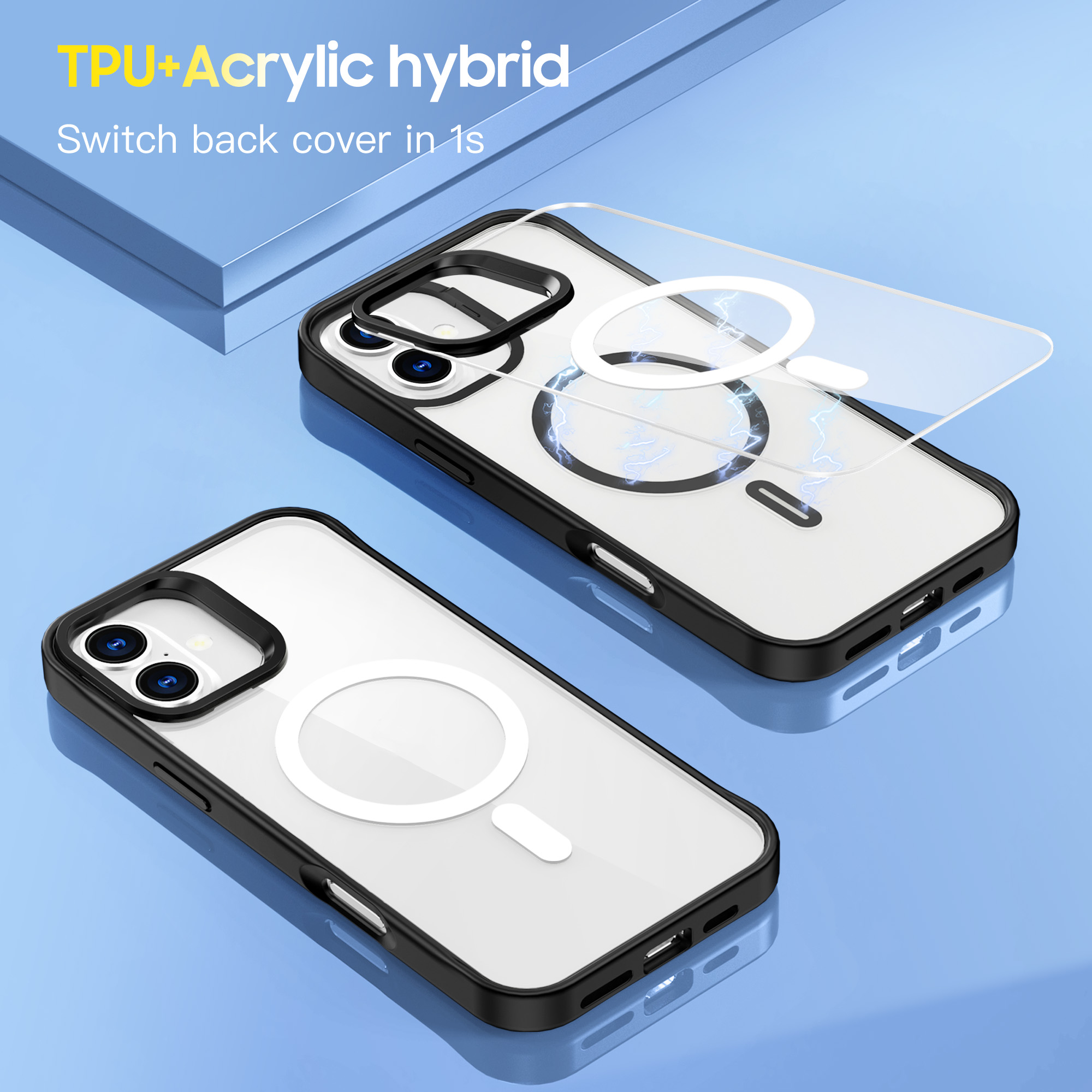 MOSS Magic Cool Armor Phone Case for iP 14/15/16/Pro/Pro Max - Design D ...