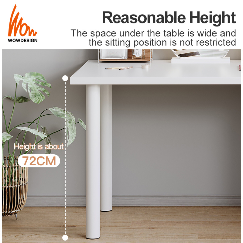 Office Table with Storage Cabinet Computer Desk Side Rack PC Laptop ...