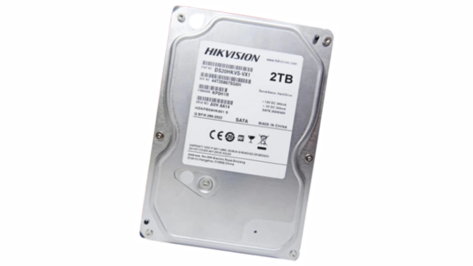 Hikvision 2TB SATA Internal Surveillance Hard Disk CCTV DVR NVR ...