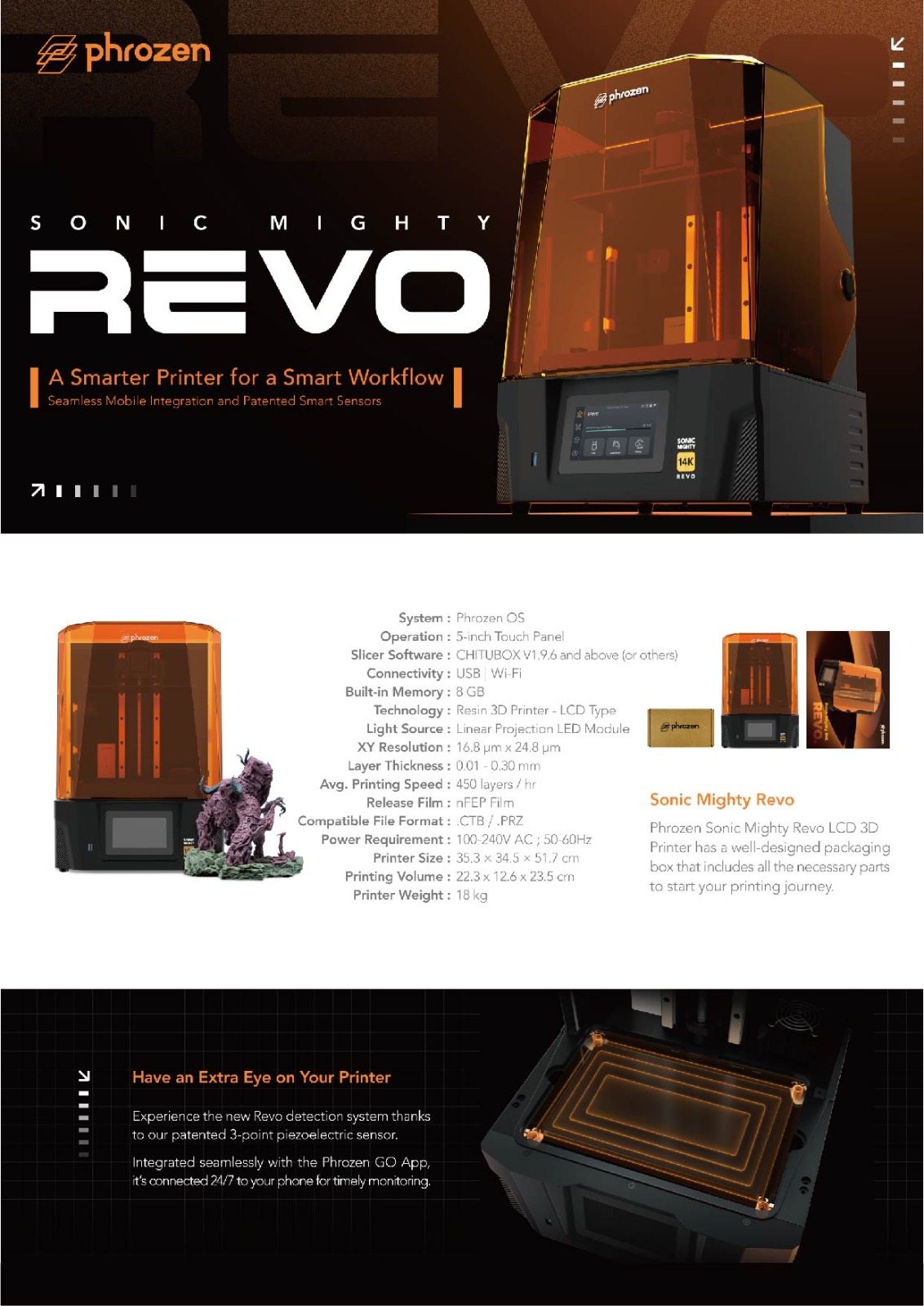 [Ready Stock] Phrozen Sonic Mighty Revo 14K LCD 3D Printer ...