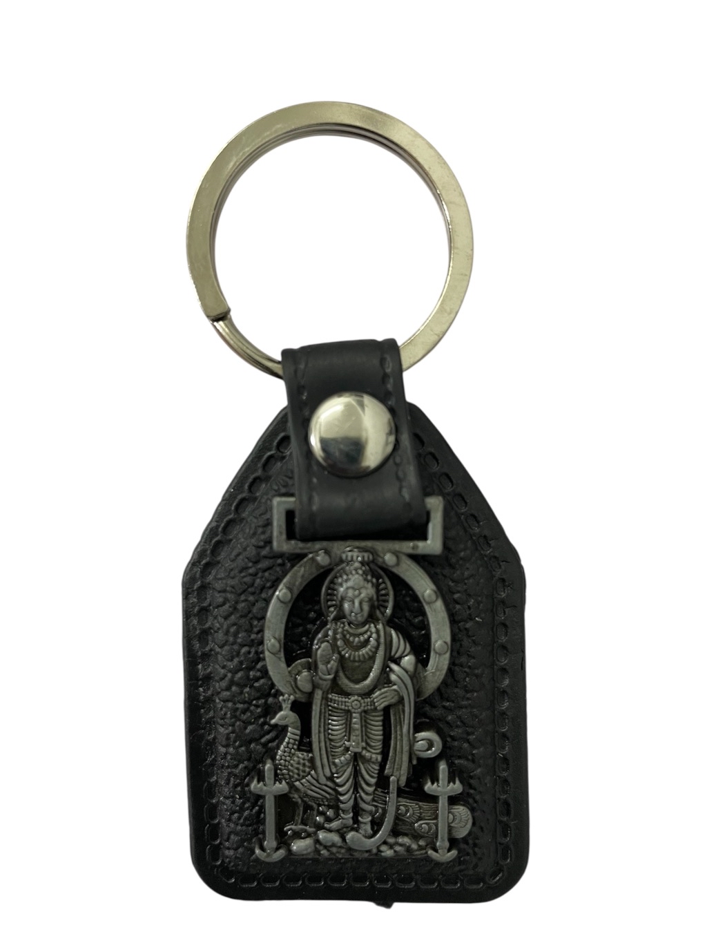 Lord Murugan Kartikeya Leather SILVER COLOR Keychain | Shopee Malaysia
