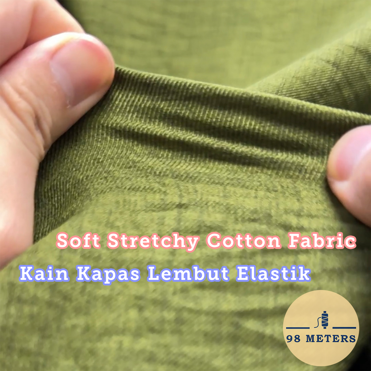 [🔥HOT NEW🔥] Kain Cotton Slub Spandex 58 Inch / Kain Kapas Slub Spandex ...