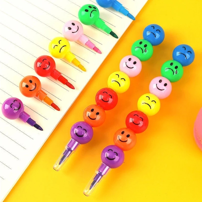 Stackable Pencil Crayon Pencils Cute Stationery Kid Birthday Doorgift ...