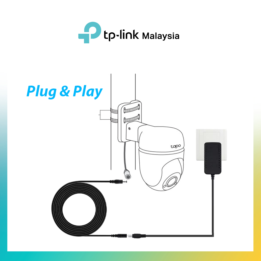 CCTV DC Extension Cable Power Cord 12V Male Female Compatible TP-Link ...