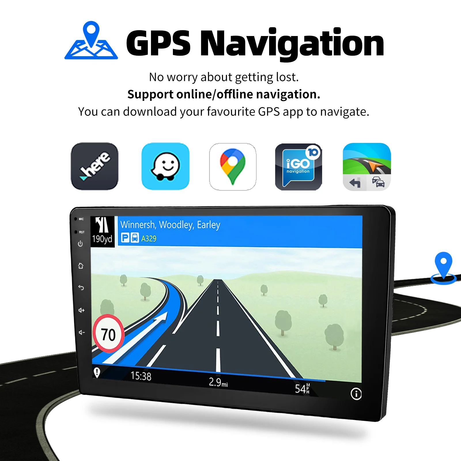 👍Dual Fan Car Android player Radio 7/9/10 inch 8+64G radio kereta ...