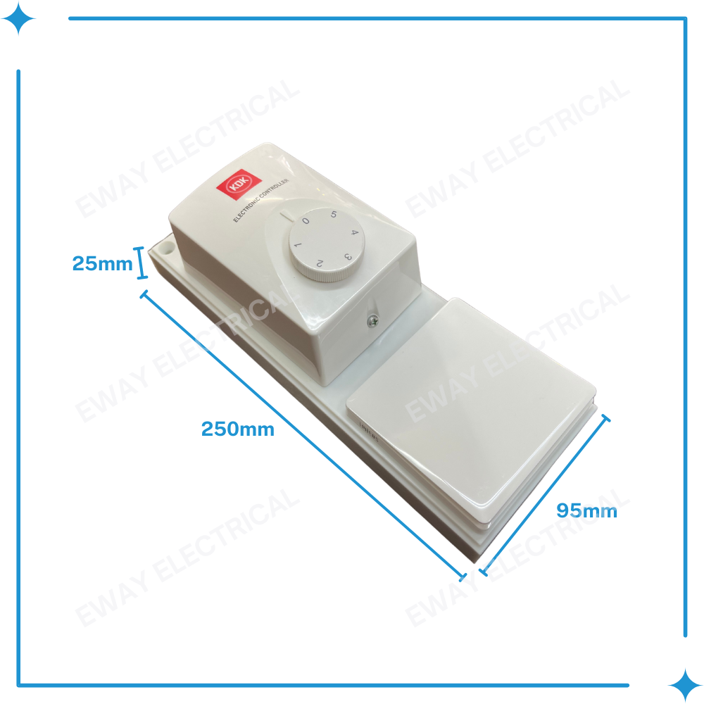 PVC Fan Block 4x10 Wall Mount Block for Fan Regulator & Switch | Shopee ...
