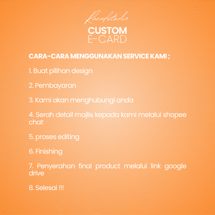 Kad kahwin digital [ custom kad digital Pdf/Mp4/Png beserta icon Qr ...